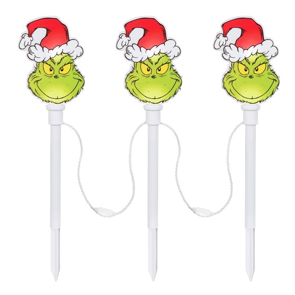 Dr. Seuss | Holiday | Dr Seuss The Grinch Lighted Pathway Lights | Poshmark